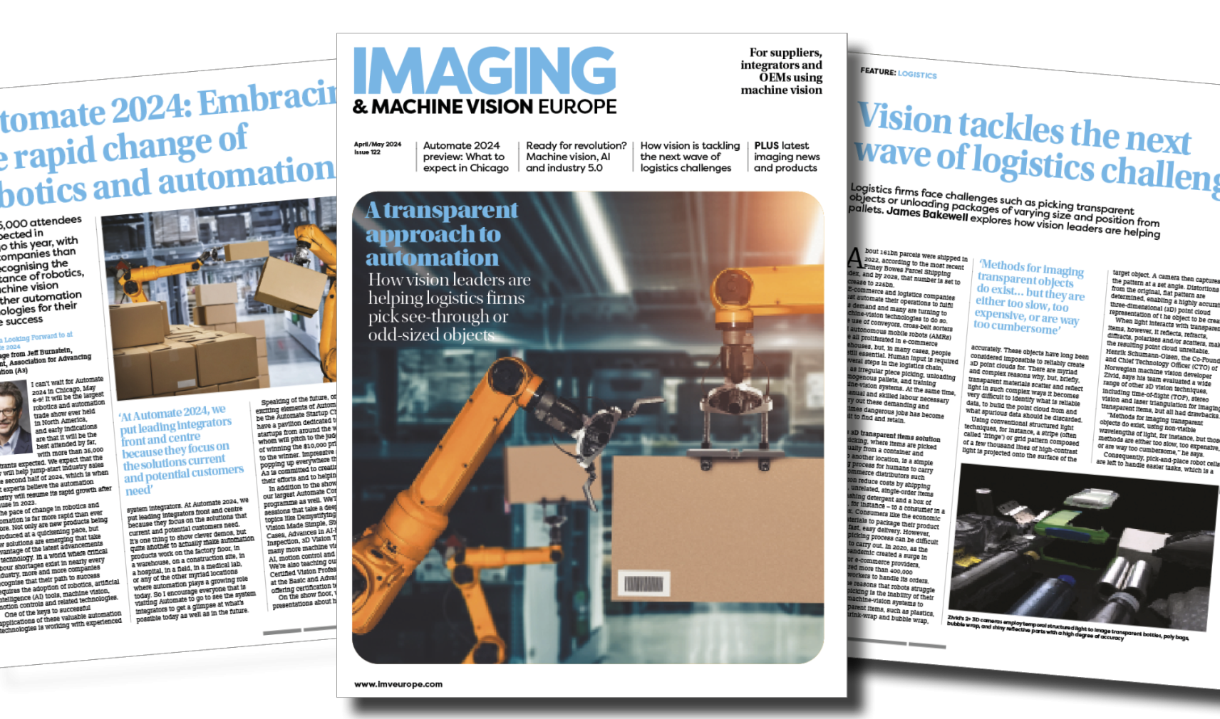 IMV Europe | Imaging and Machine Vision Europe